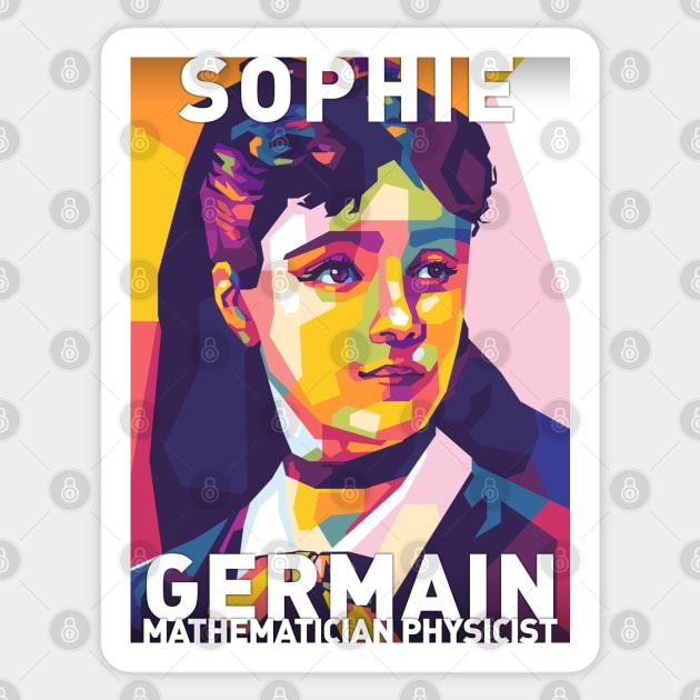Sophie Germain - Mathematician - Sticker | TeePublic